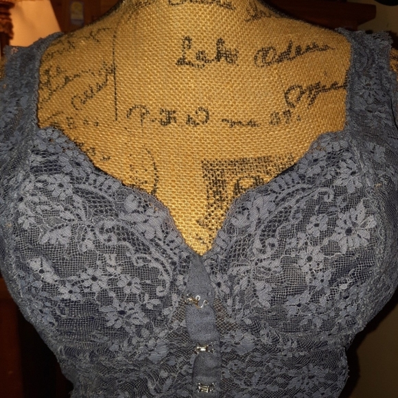 Victoria's Secret | Intimates & Sleepwear | Lacy Blue Bustier | Poshmark